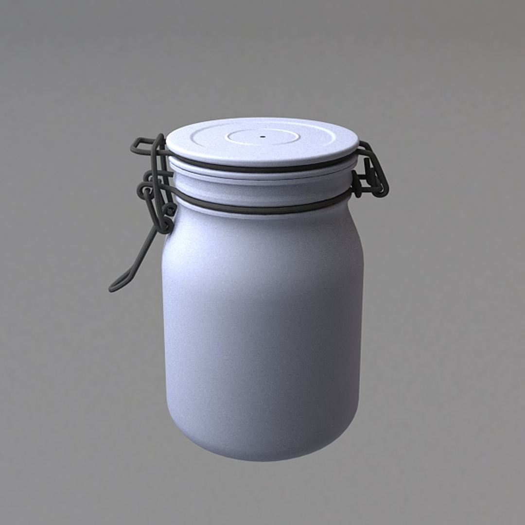 Hermetic Glass Jar Model - TurboSquid 1628219
