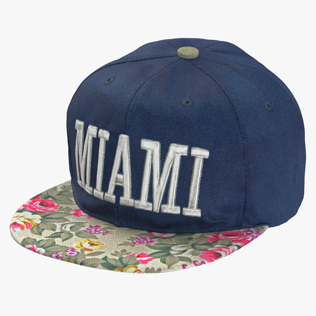 3D Miami Cap 01 - TurboSquid 2063774