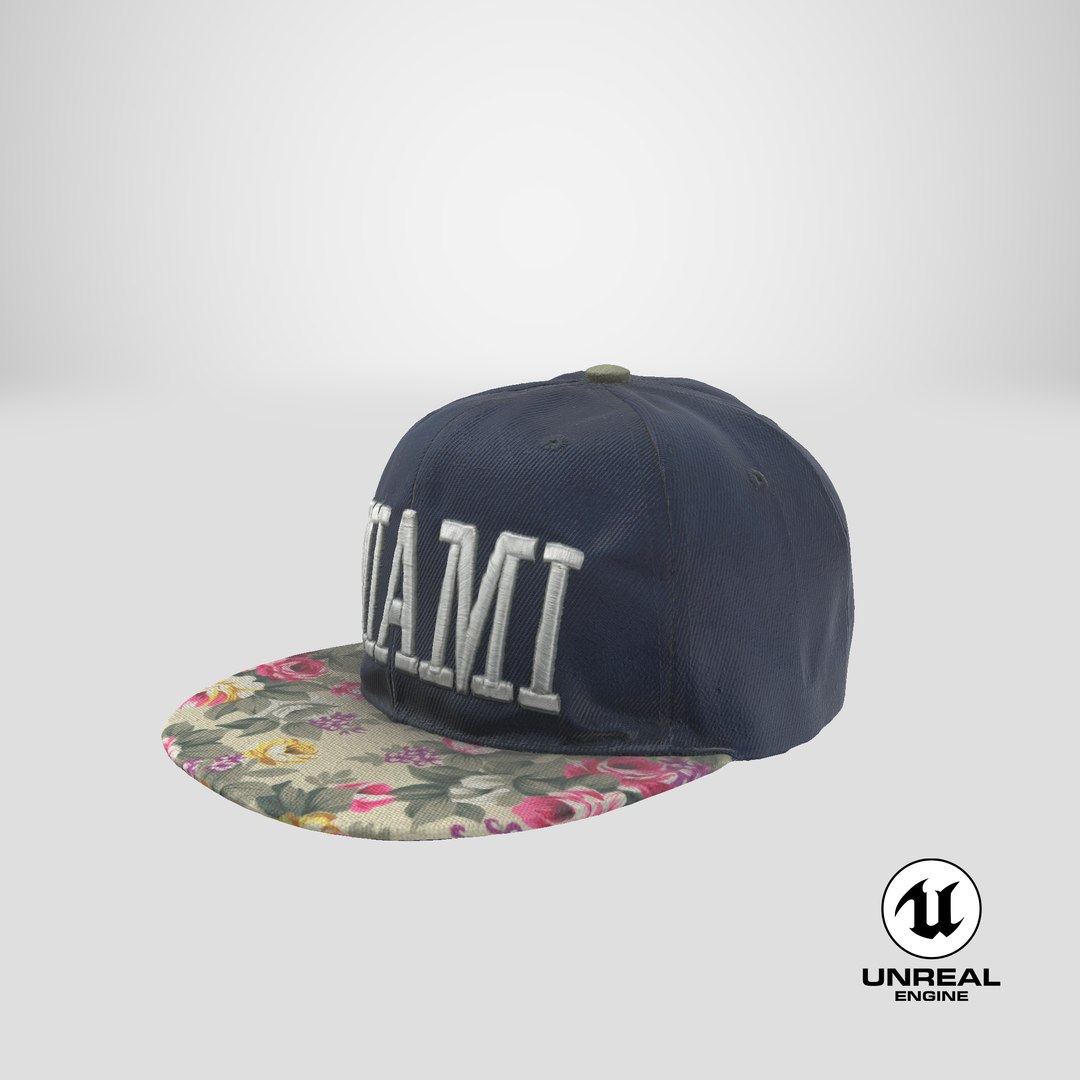 3D Miami Cap 01 - TurboSquid 2063774