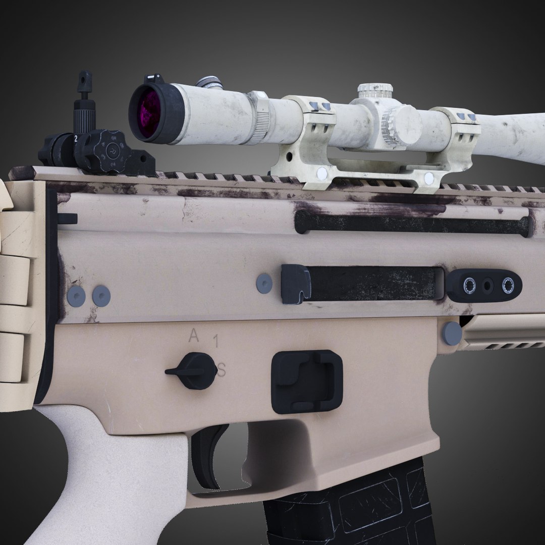 Fn Scar 3d Max