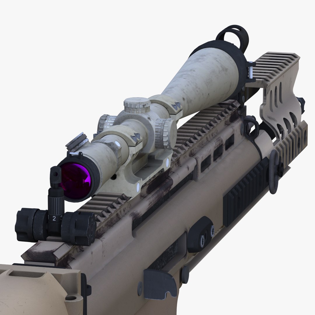 Fn Scar 3d Max