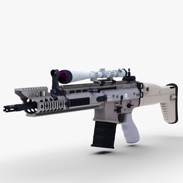 fn scar 3d max