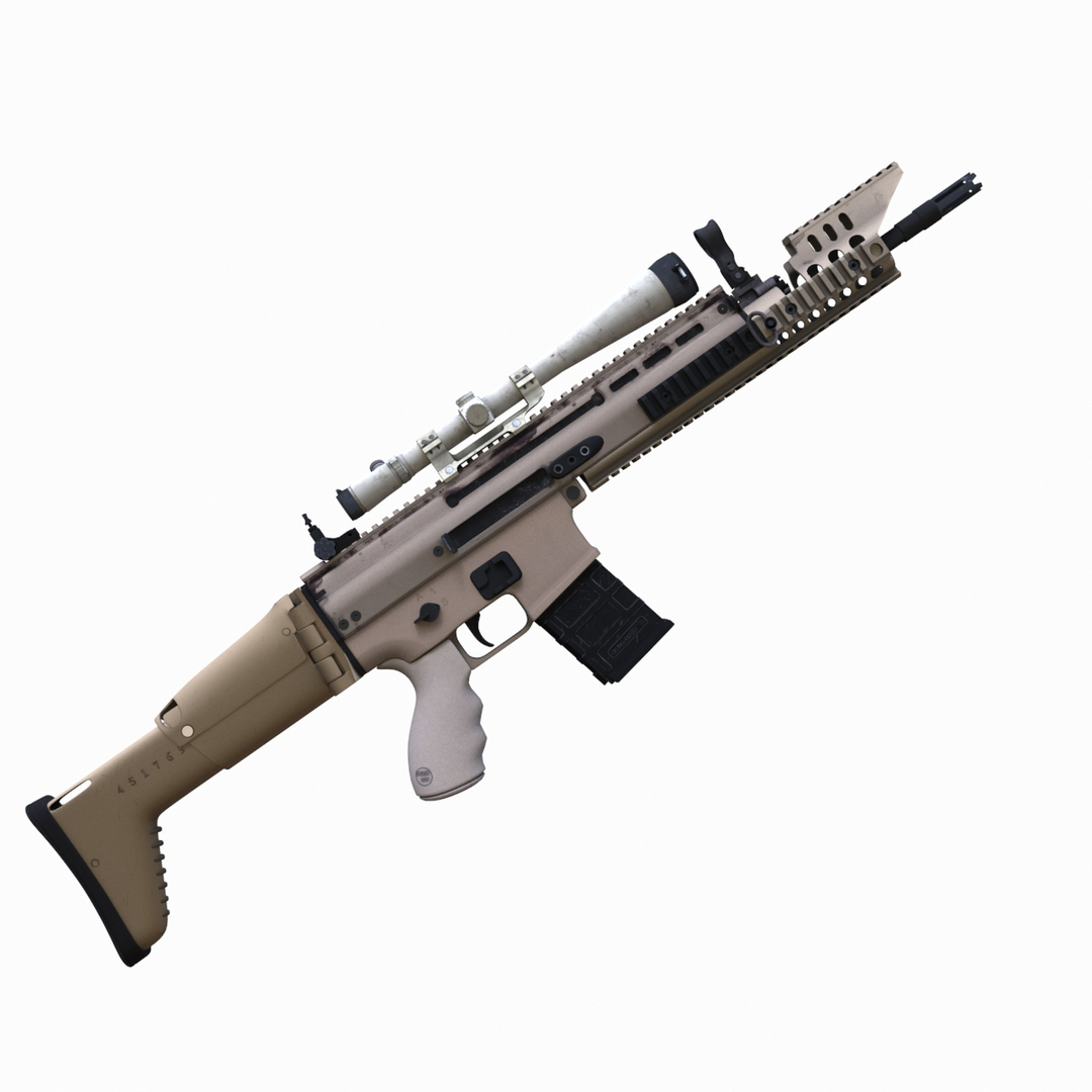 Fn Scar 3d Max