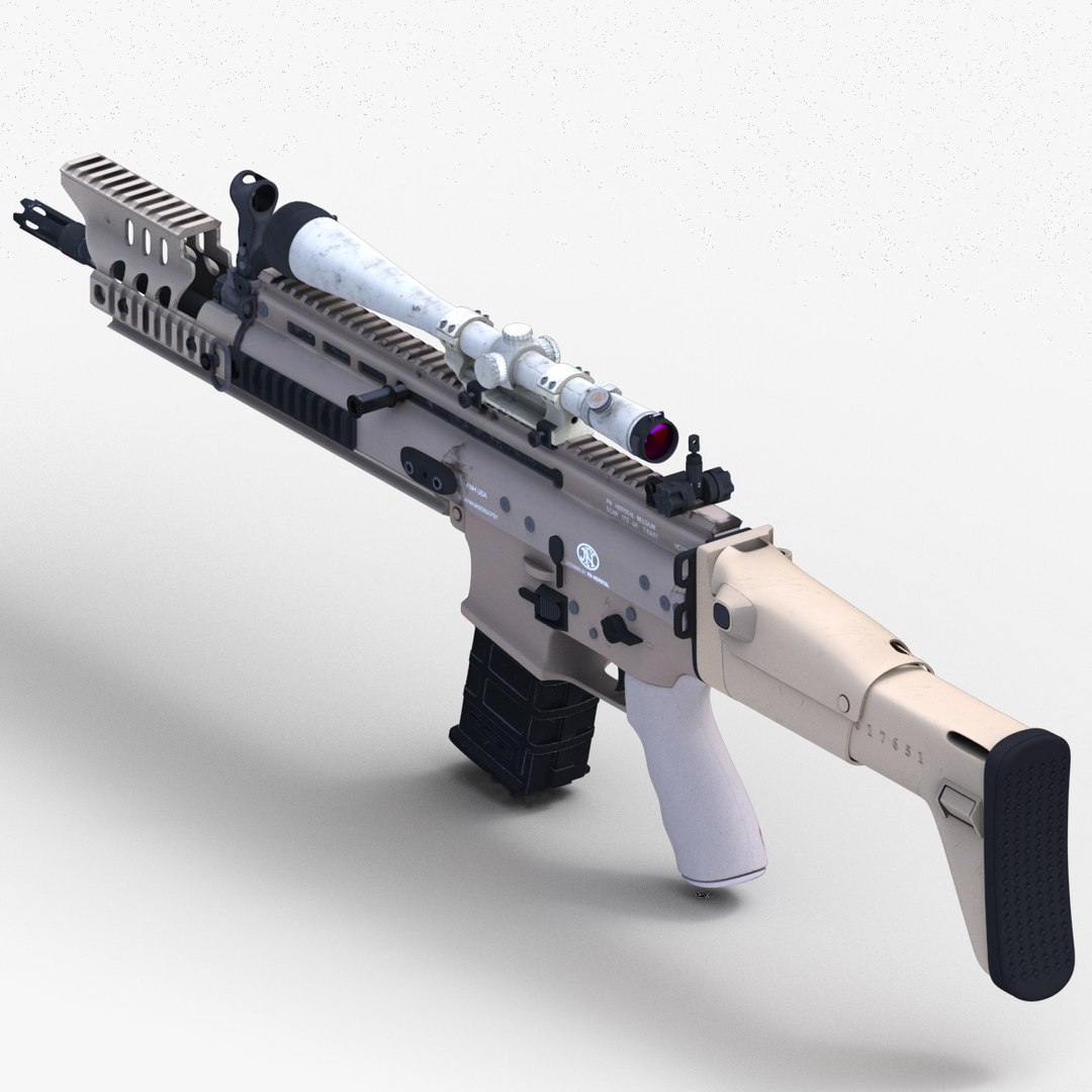 Fn Scar 3d Max