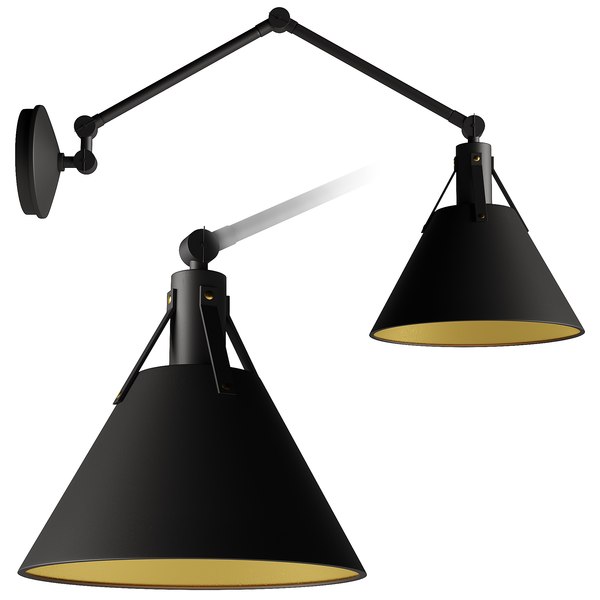 3D Alora Lighting Archer Articulating Wall Sconce - TurboSquid 2040692