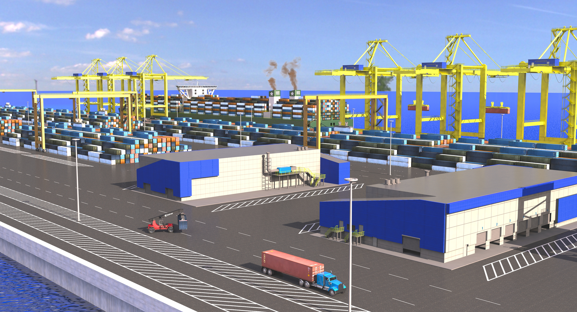 3D port sea - TurboSquid 1448627