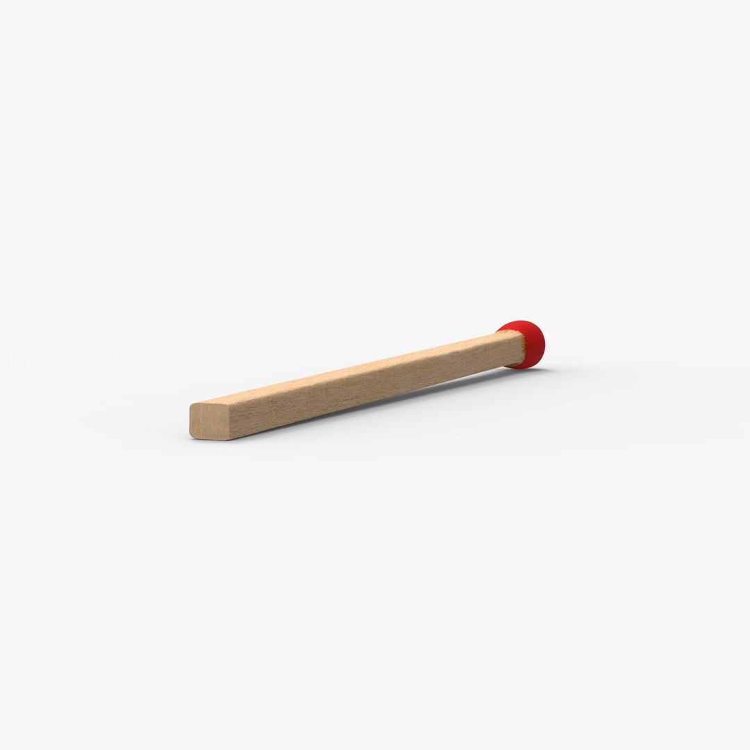 Matchstick Match 3D Model - TurboSquid 1276909