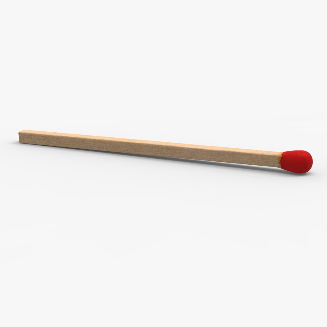 Matchstick Match 3D Model - TurboSquid 1276909