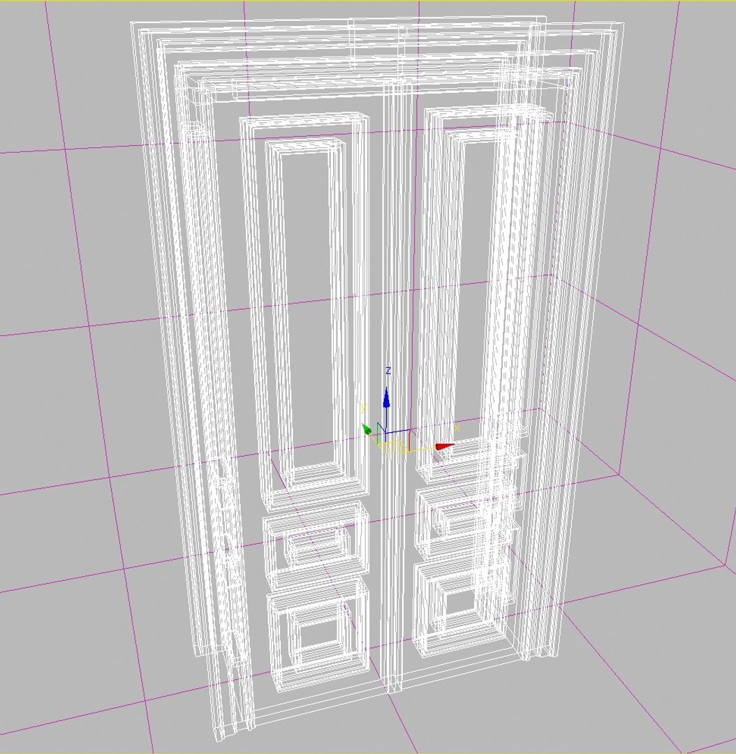 Building Architecture Door 3d Model