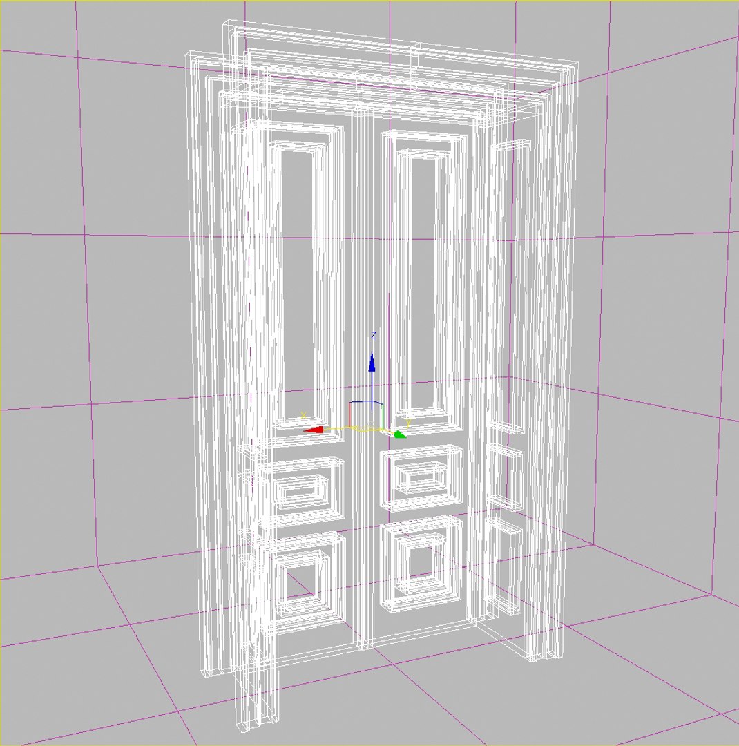 Building Architecture Door 3d Model