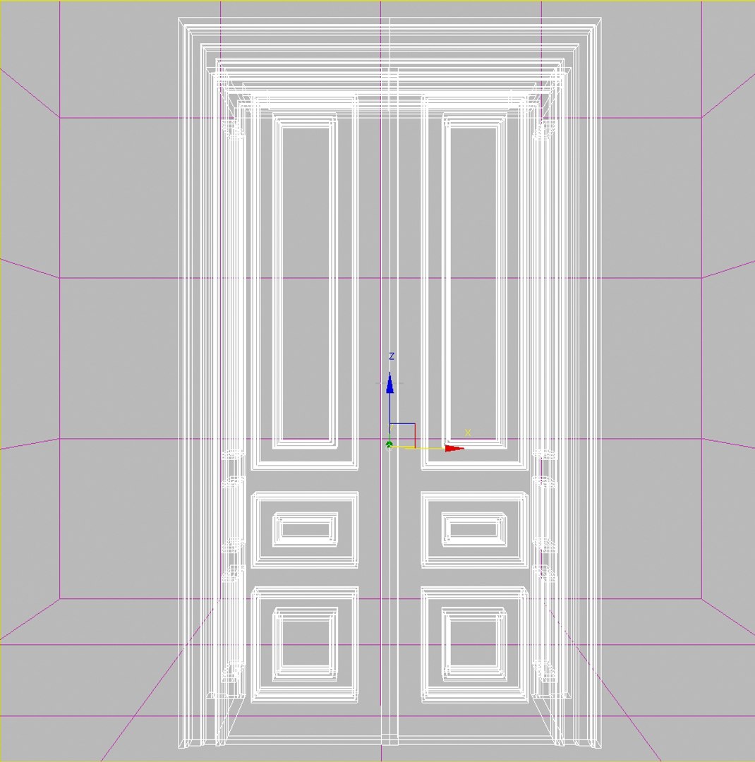 Building Architecture Door 3d Model