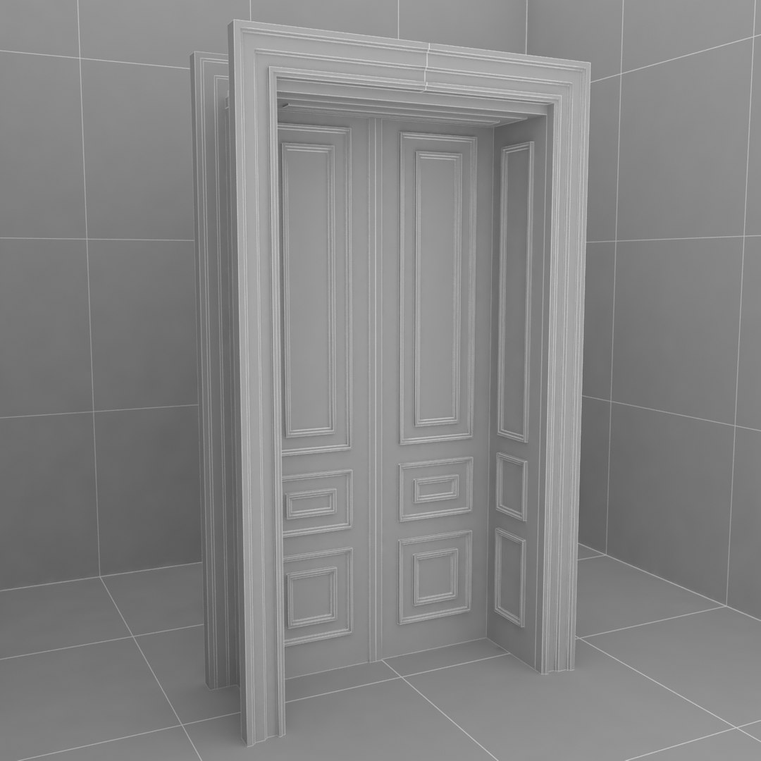 Building Architecture Door 3d Model