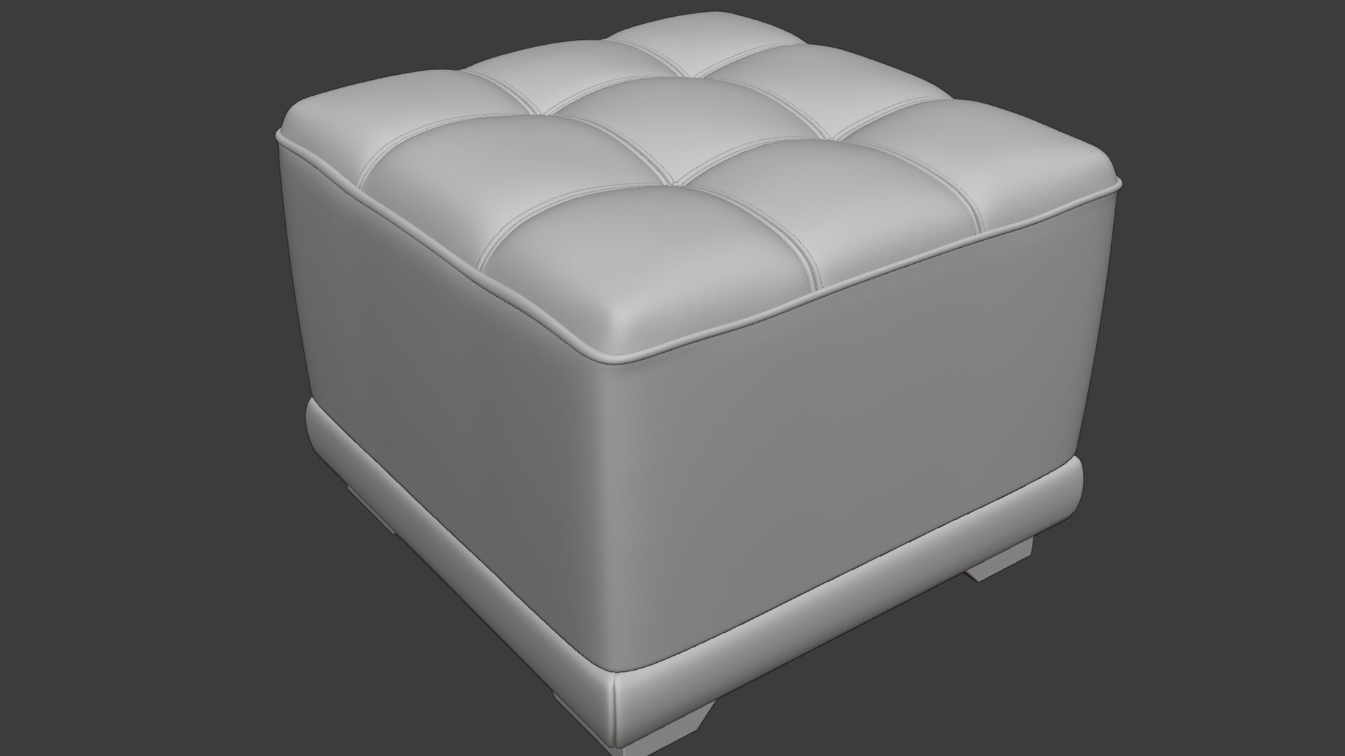 Ottoman Classic 3D Model - TurboSquid 1524956
