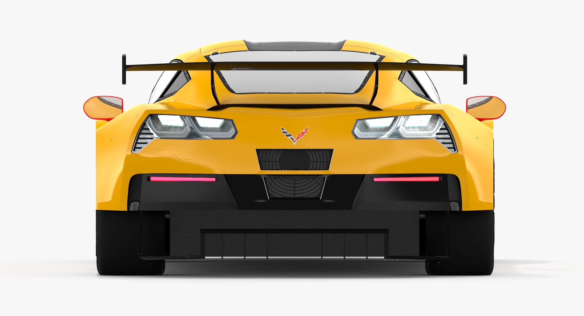 Low-polygonal chevrolet corvette c7 3D model - TurboSquid 1202748