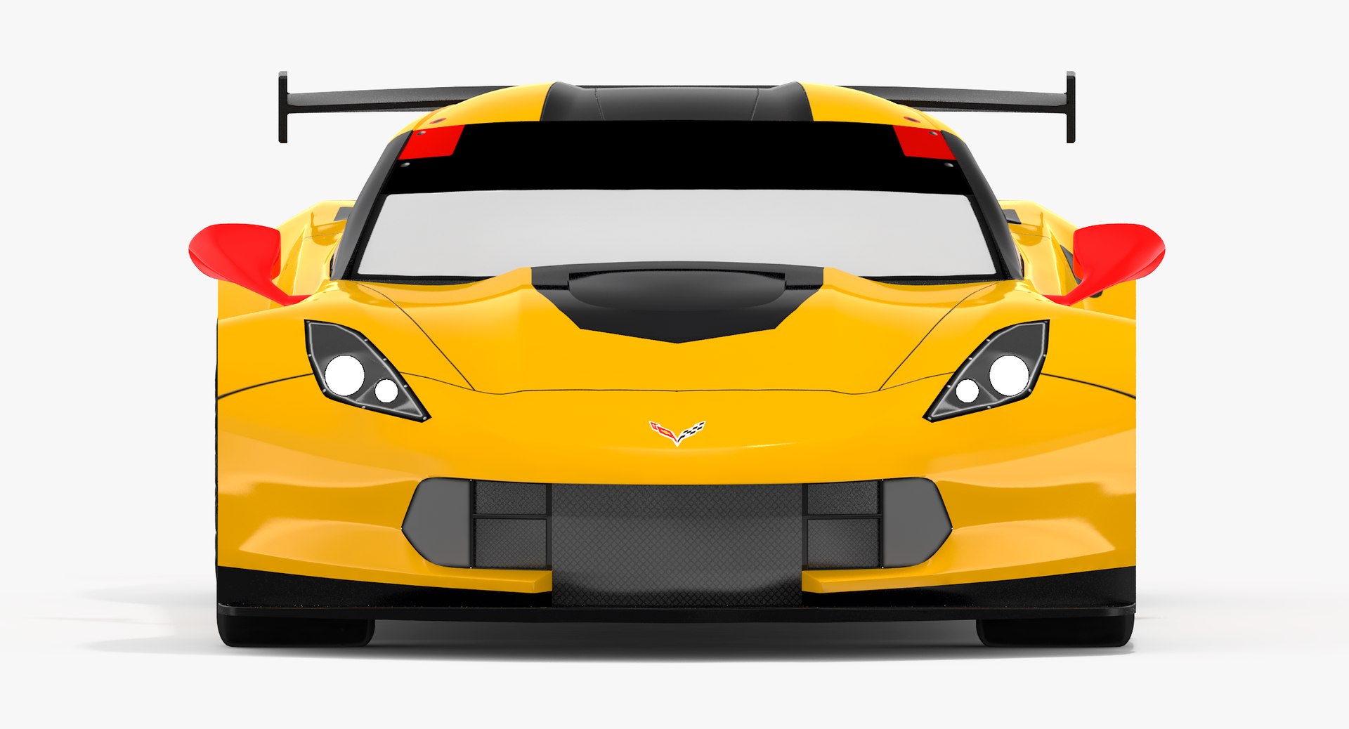 Low-polygonal chevrolet corvette c7 3D model - TurboSquid 1202748