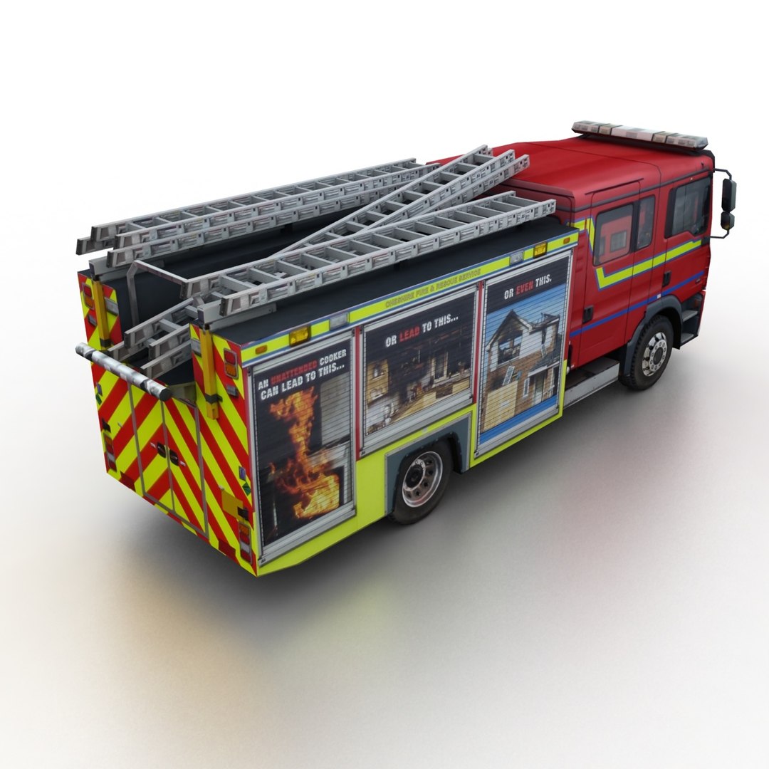 Generic Rescue Truck 3D Model - TurboSquid 1467418