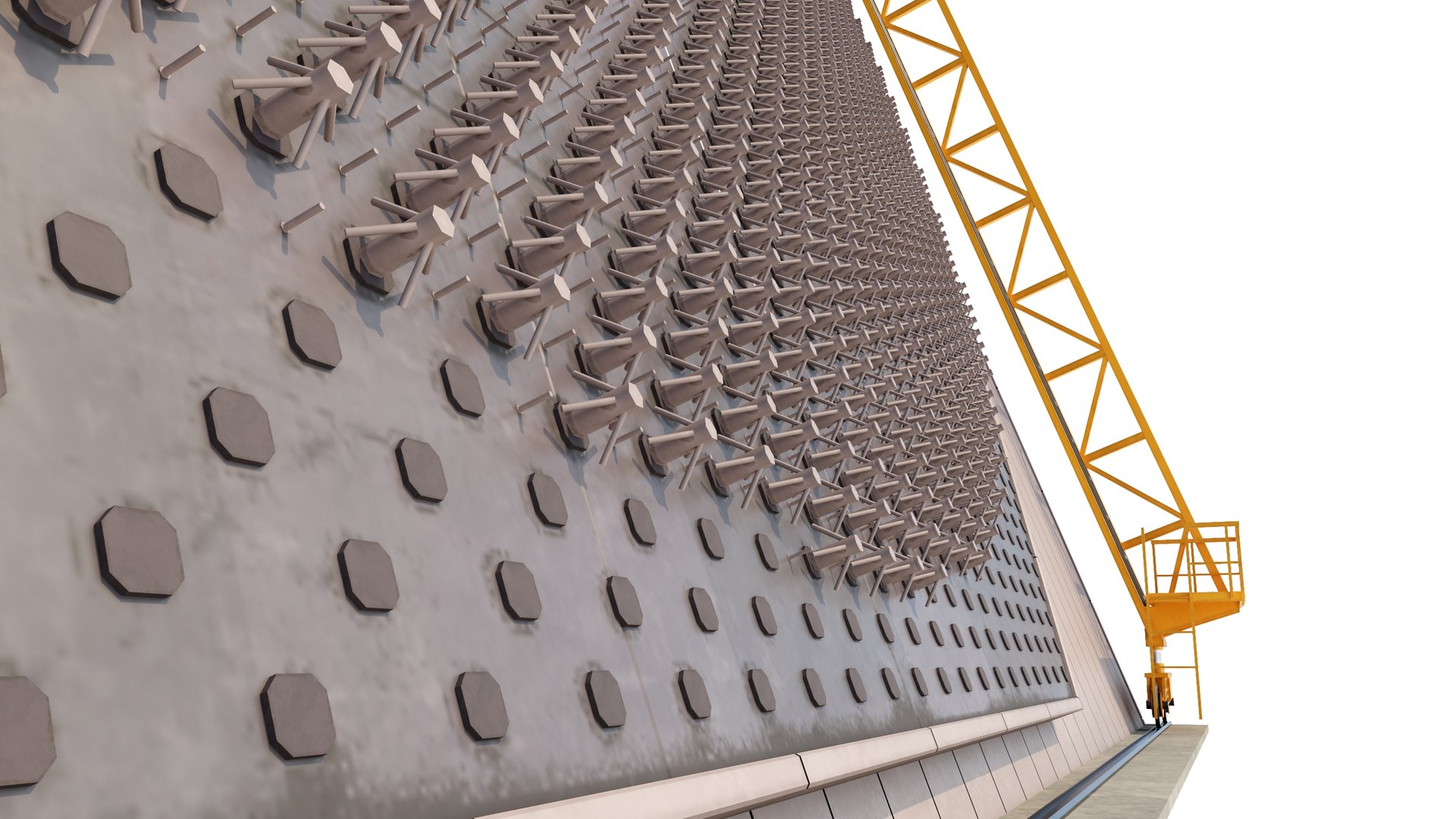 3D UEWR Early Missile Warning Radar Model - TurboSquid 2315053