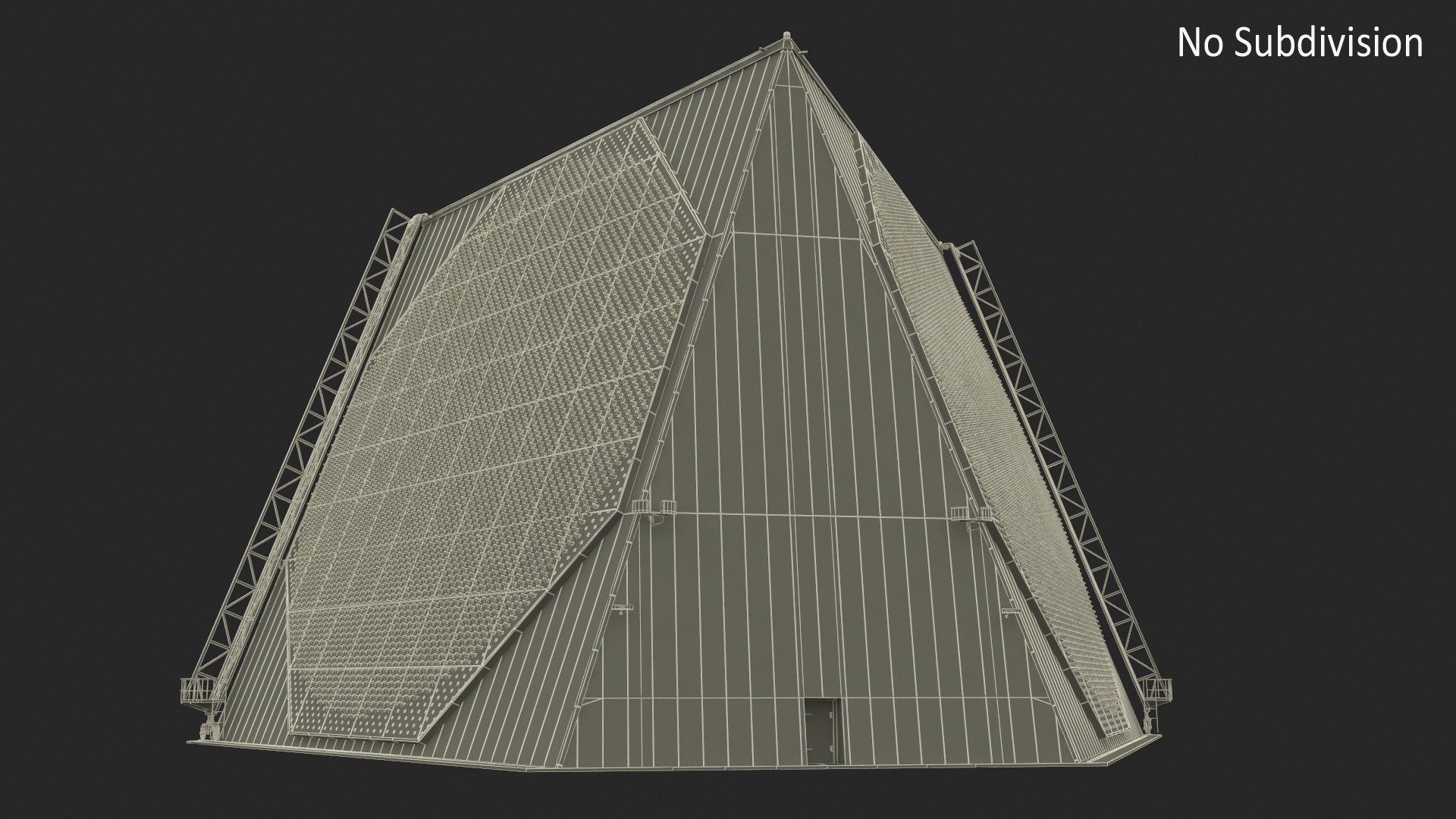 3D UEWR Early Missile Warning Radar Model - TurboSquid 2315053