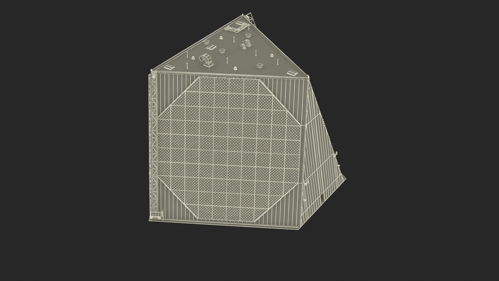 3D UEWR Early Missile Warning Radar Model - TurboSquid 2315053