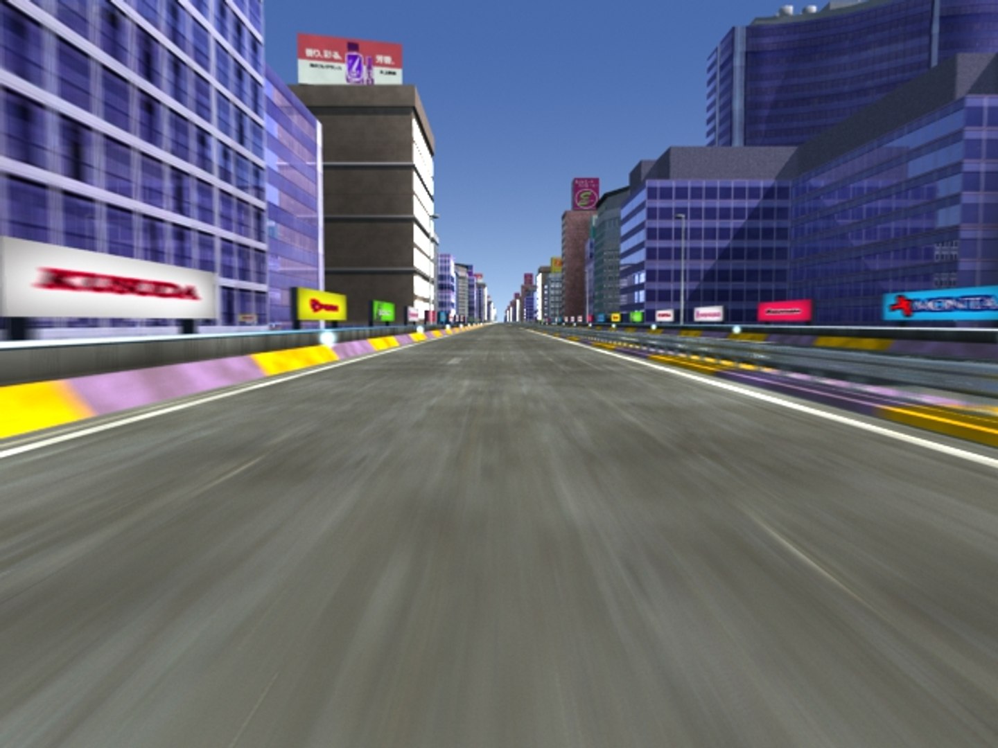 3d Highway Day Version Model