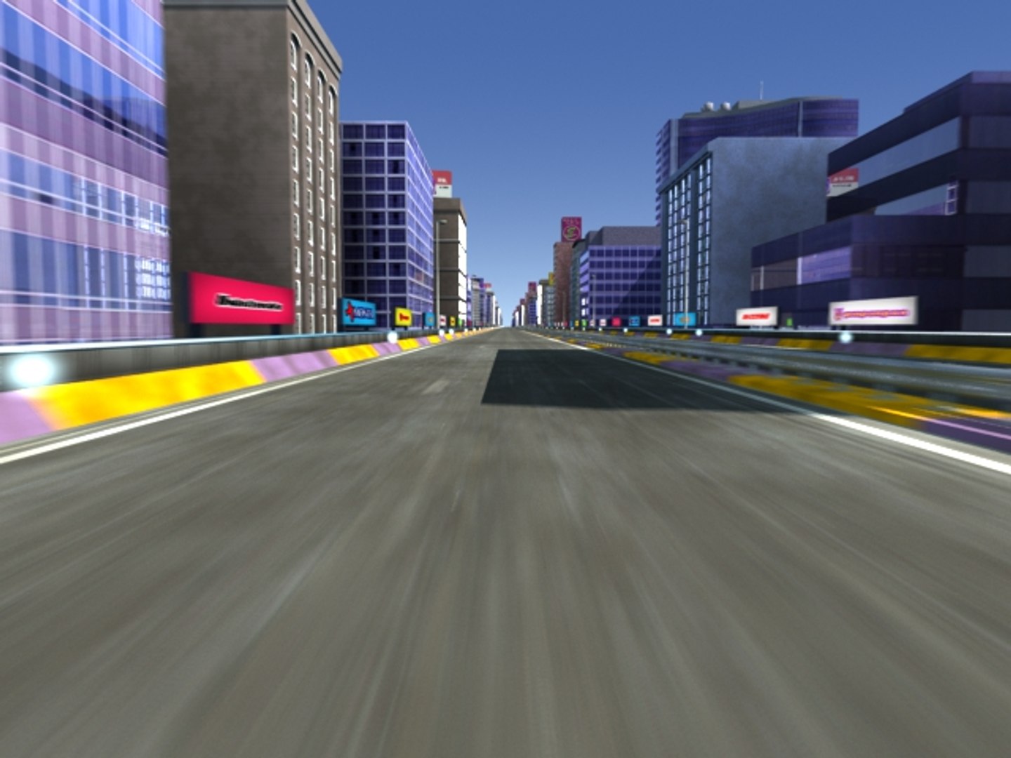 3d Highway Day Version Model