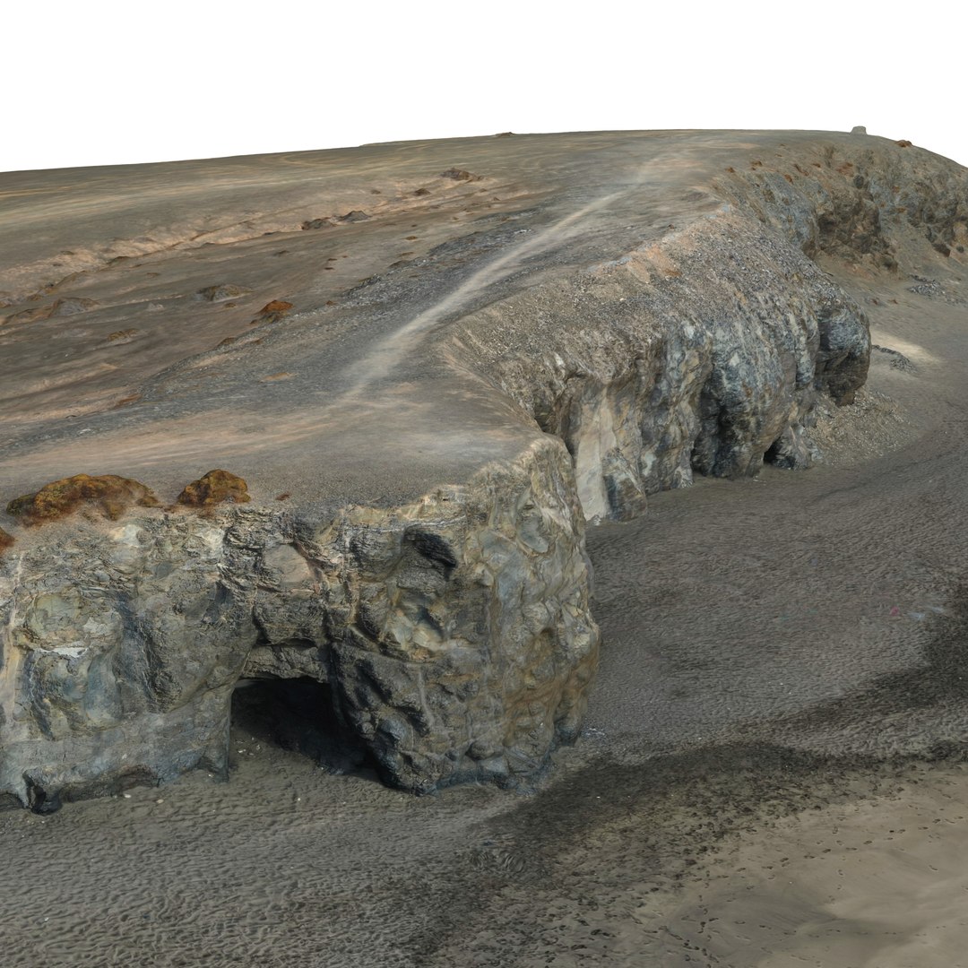 3D Ocean Cliff Terrain - TurboSquid 2164486