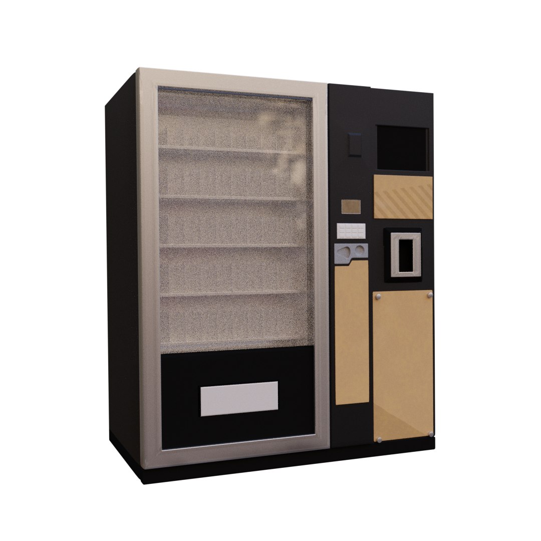Simple Vending Machine 3D Model - TurboSquid 1626402