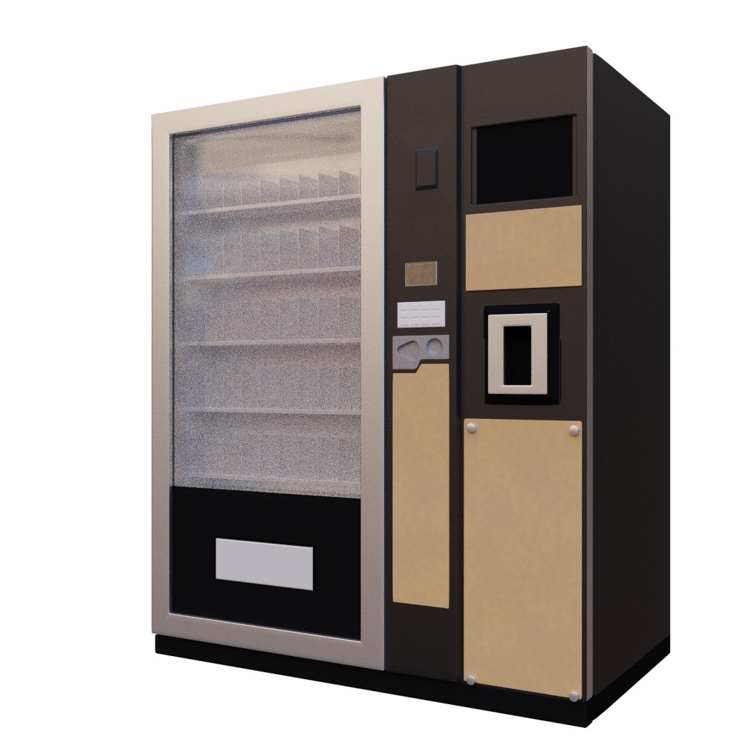 Simple Vending Machine 3D Model - TurboSquid 1626402