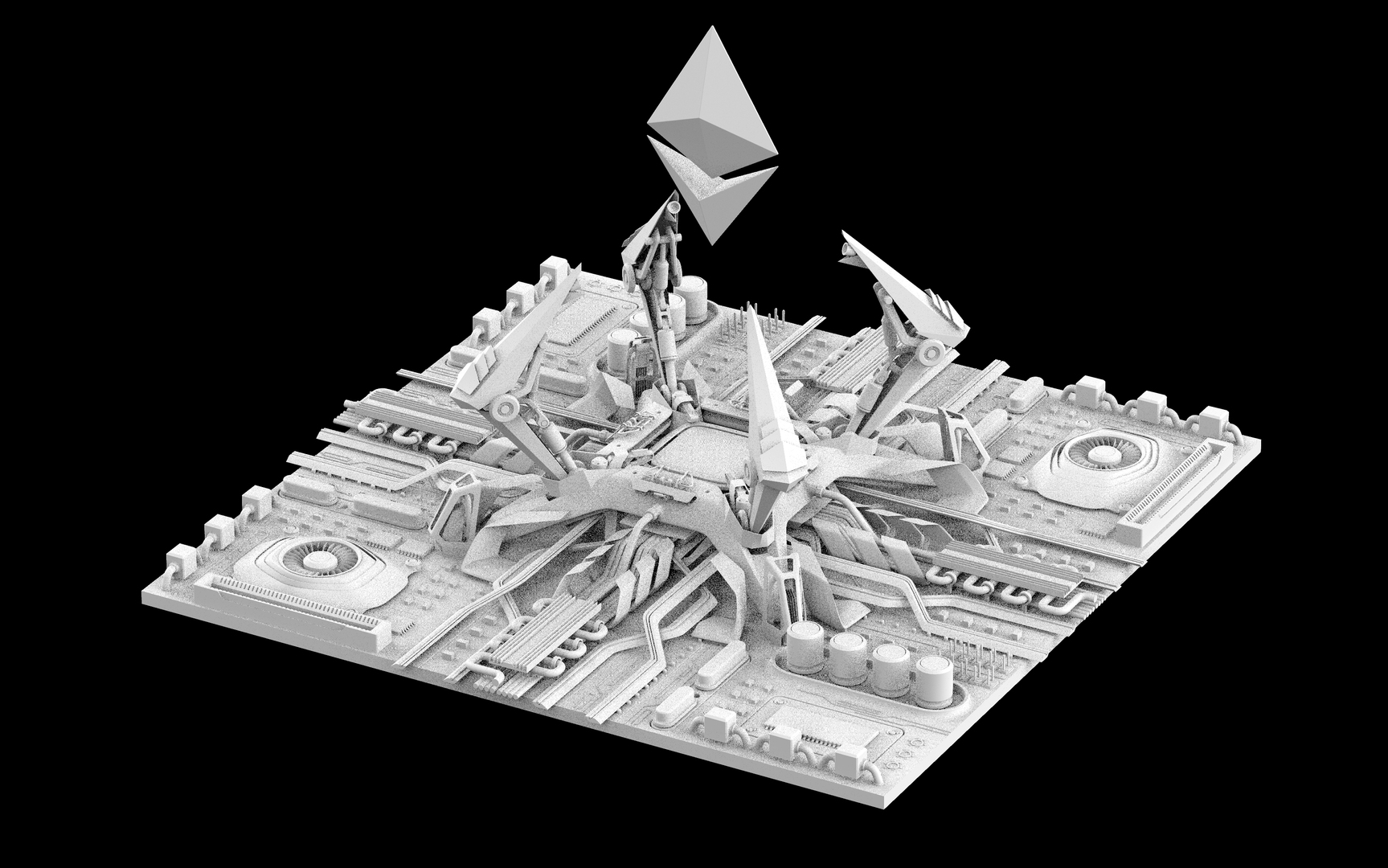 Ethereum - NFT Rig 3D model - TurboSquid 1801613