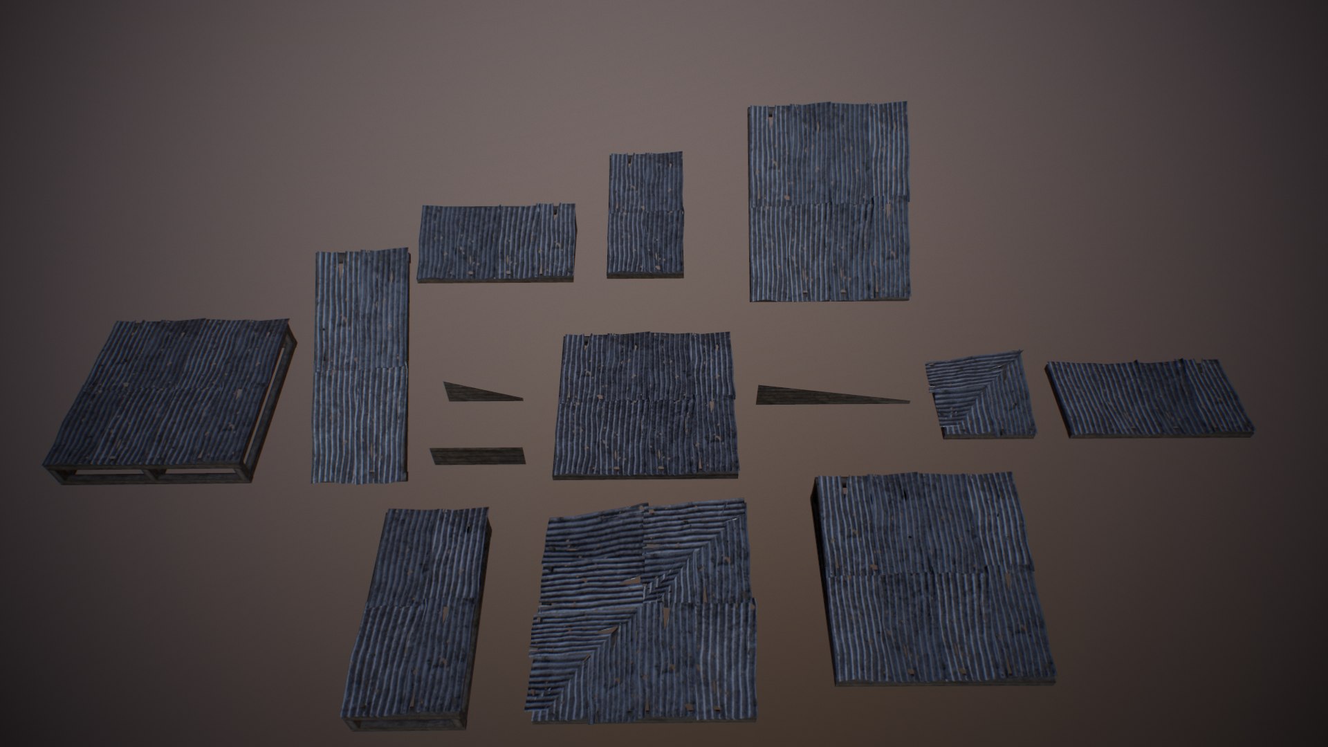 Modular junk house kit model - TurboSquid 1551805