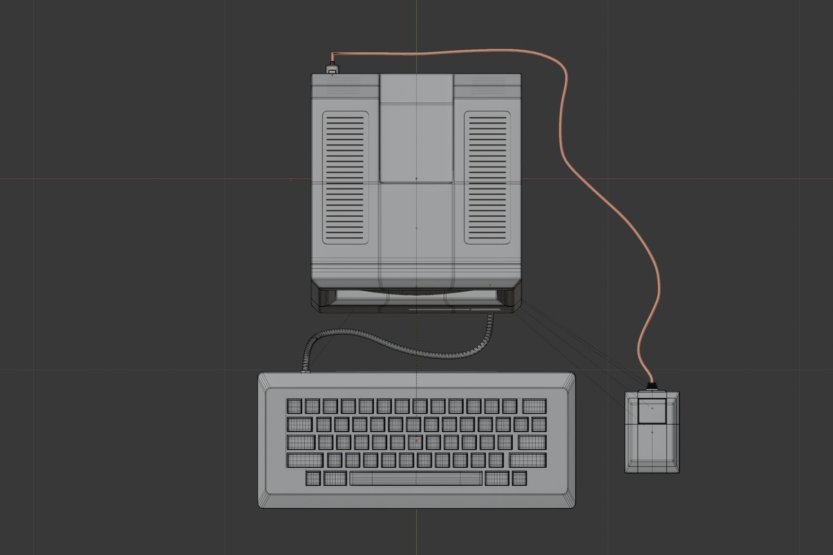 Retro Desktop Computer 3D - TurboSquid 2263650
