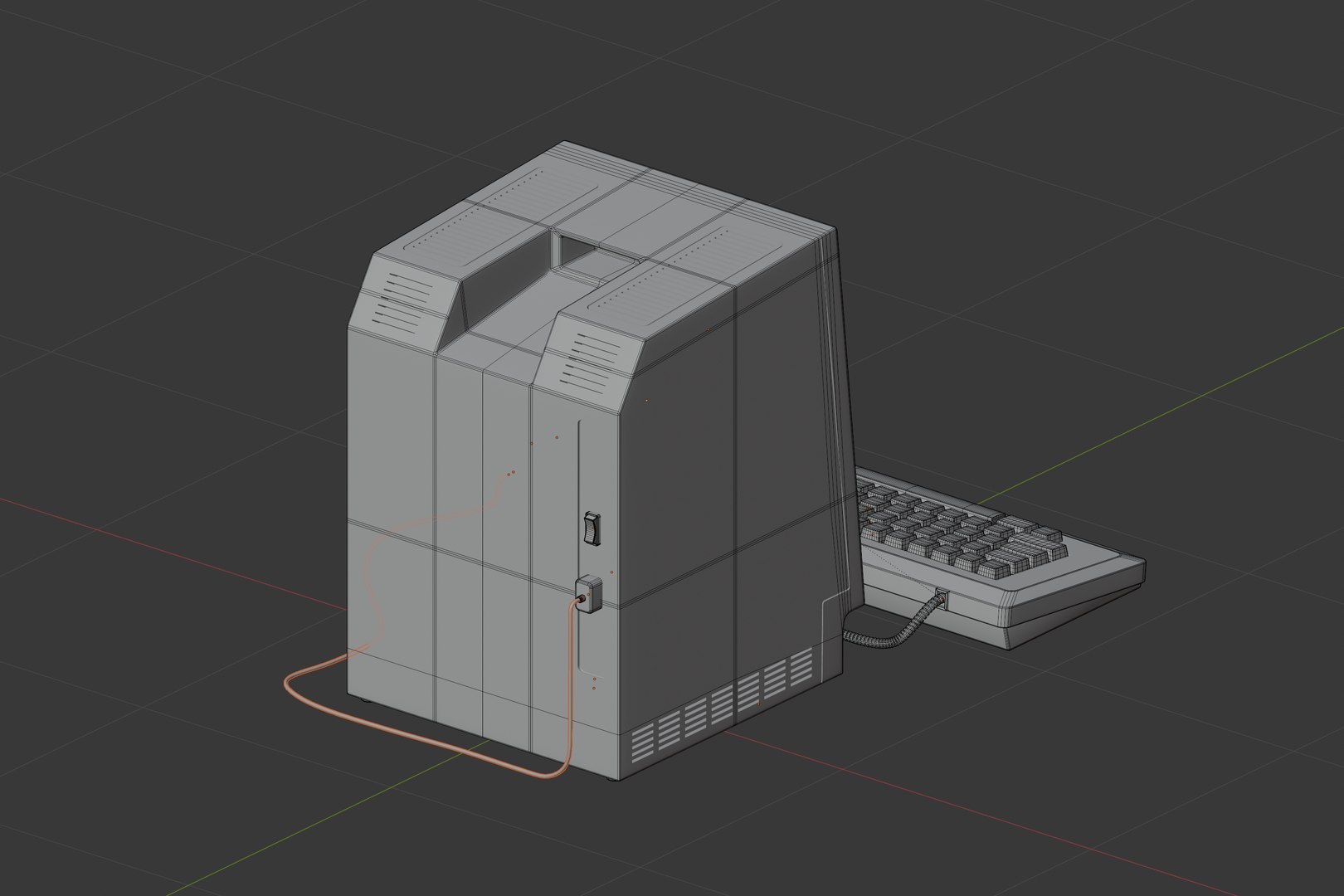 Retro Desktop Computer 3D - TurboSquid 2263650