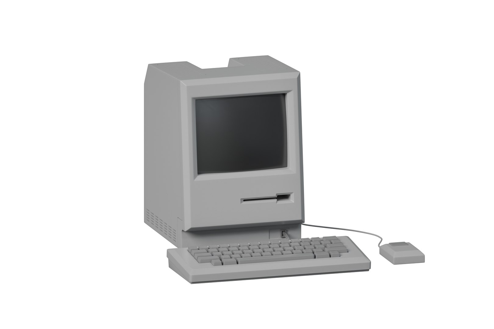 Retro Desktop Computer 3D - TurboSquid 2263650