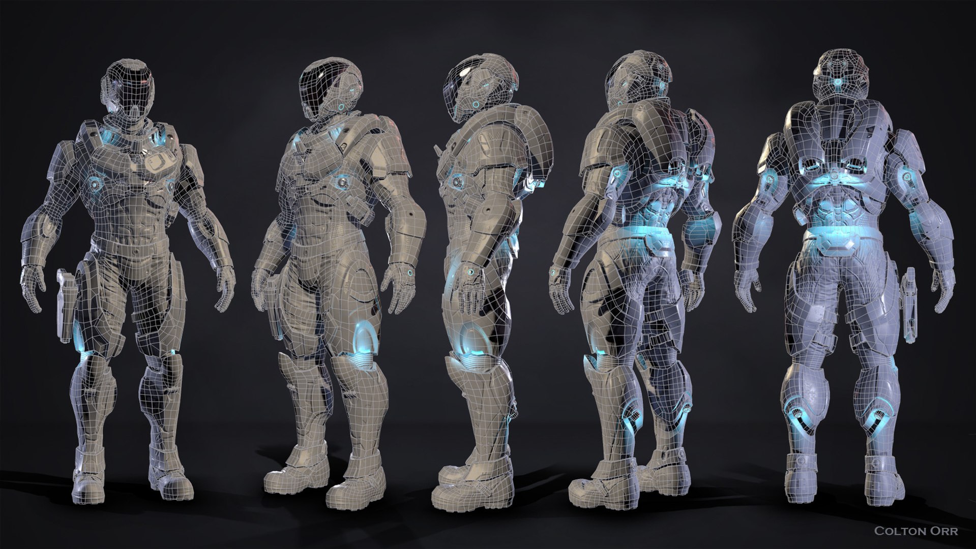 3D Model Pbr Character Lunar Suit - TurboSquid 1490209