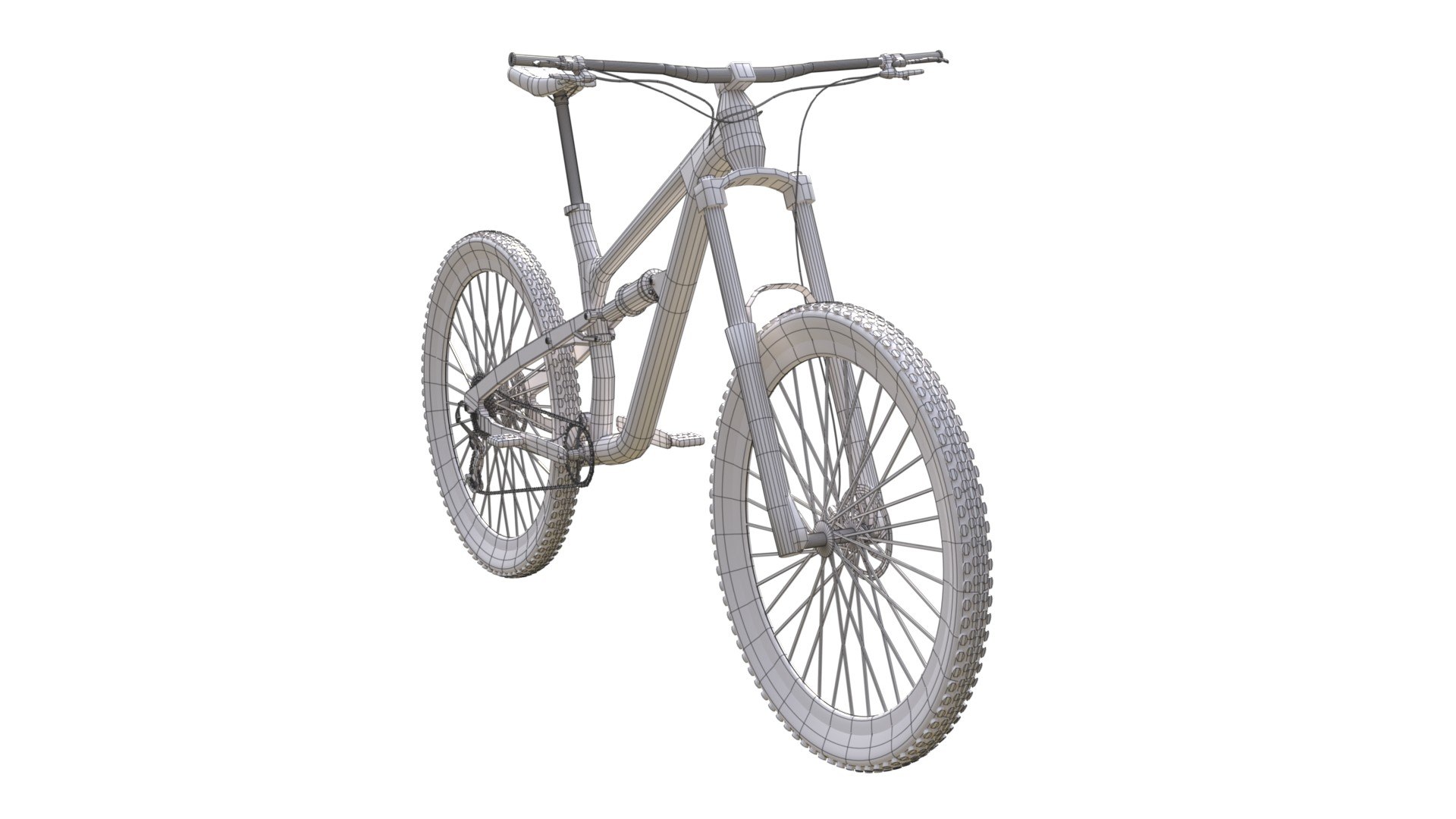 Mountain Bike MTB bicycle model - TurboSquid 2079388