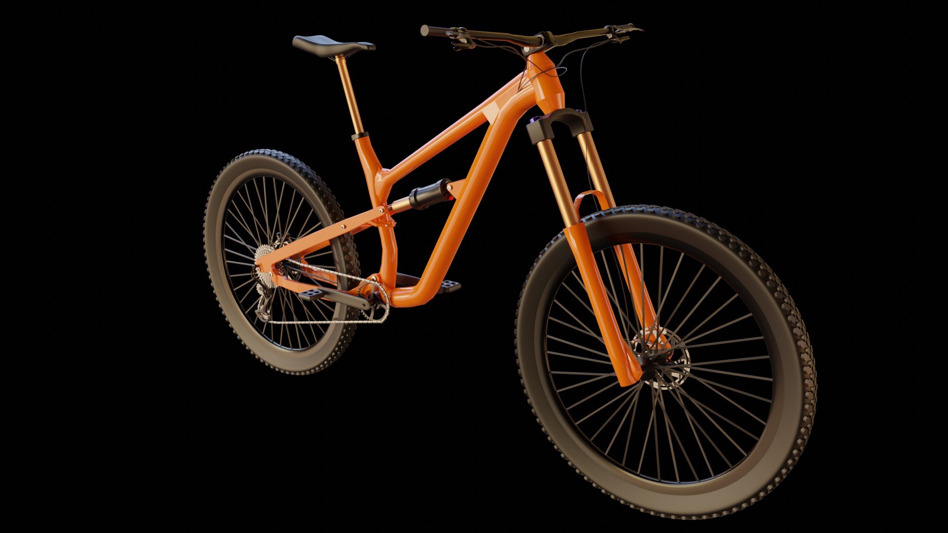 Mountain Bike MTB bicycle model - TurboSquid 2079388