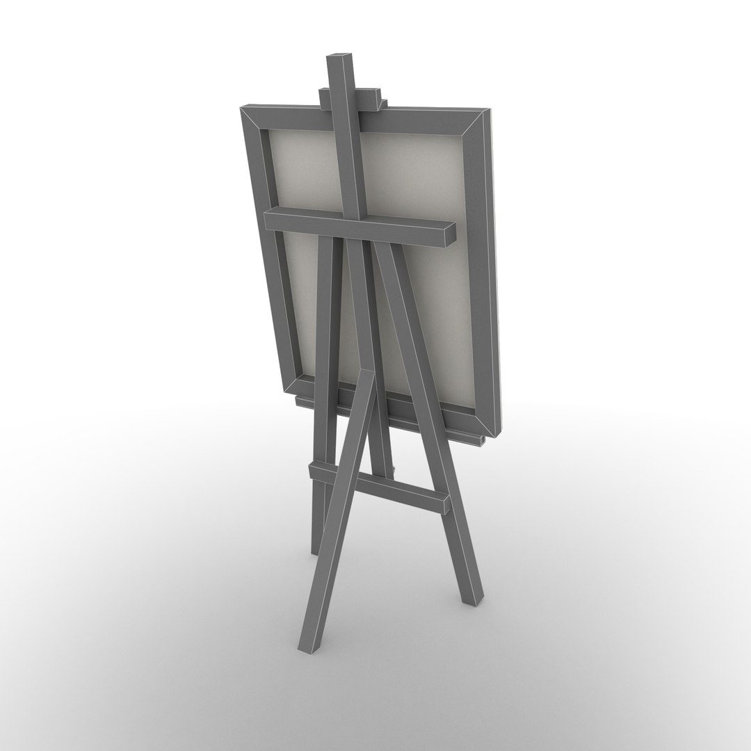 3D Easel - TurboSquid 1204028