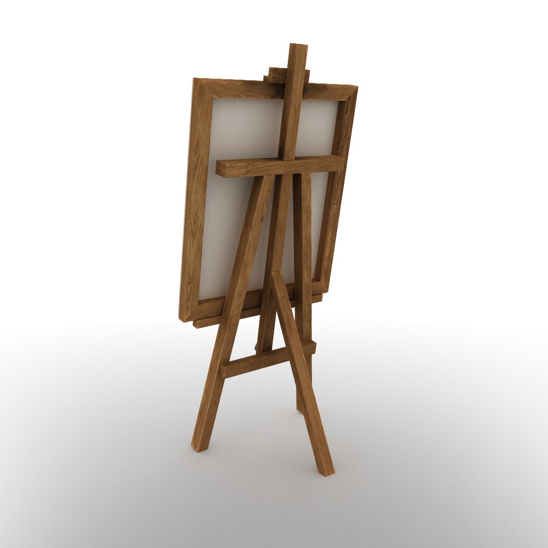 3D Easel - TurboSquid 1204028
