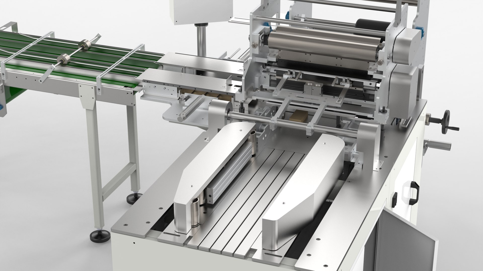 Tissue Paper Handkerchief Packaging Machine 3D - TurboSquid 1946871