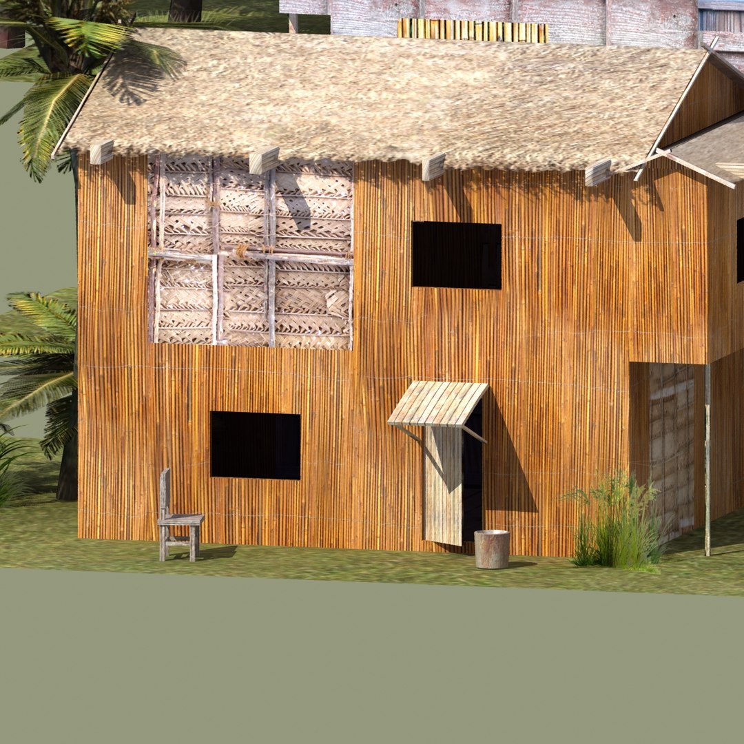 Vietnamese Huts Vietnam 3ds