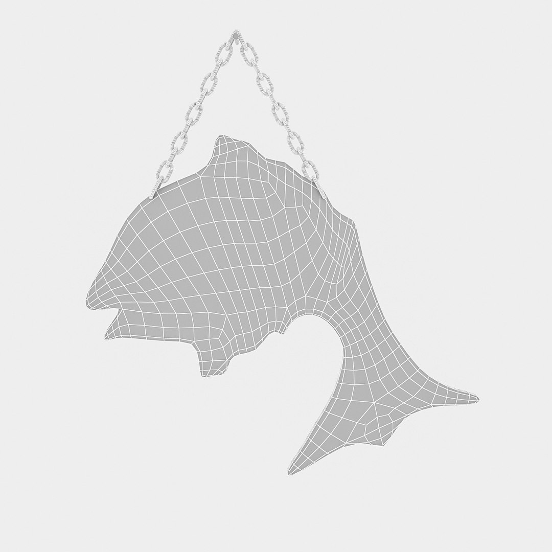 3D fishing sign 03 - TurboSquid 1648247