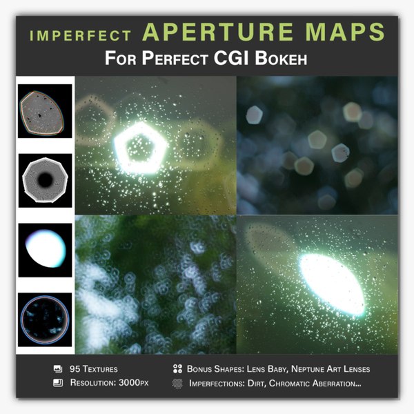 Imperfect Aperture Maps for Perfect CGI Bokeh3Dモデル - TurboSquid 2028721