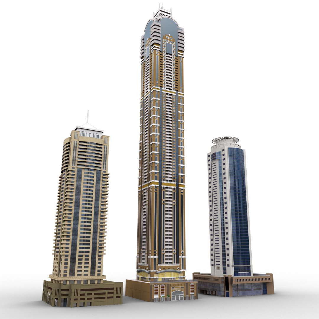 Modern Building Pack 4 3D Model - TurboSquid 1893167