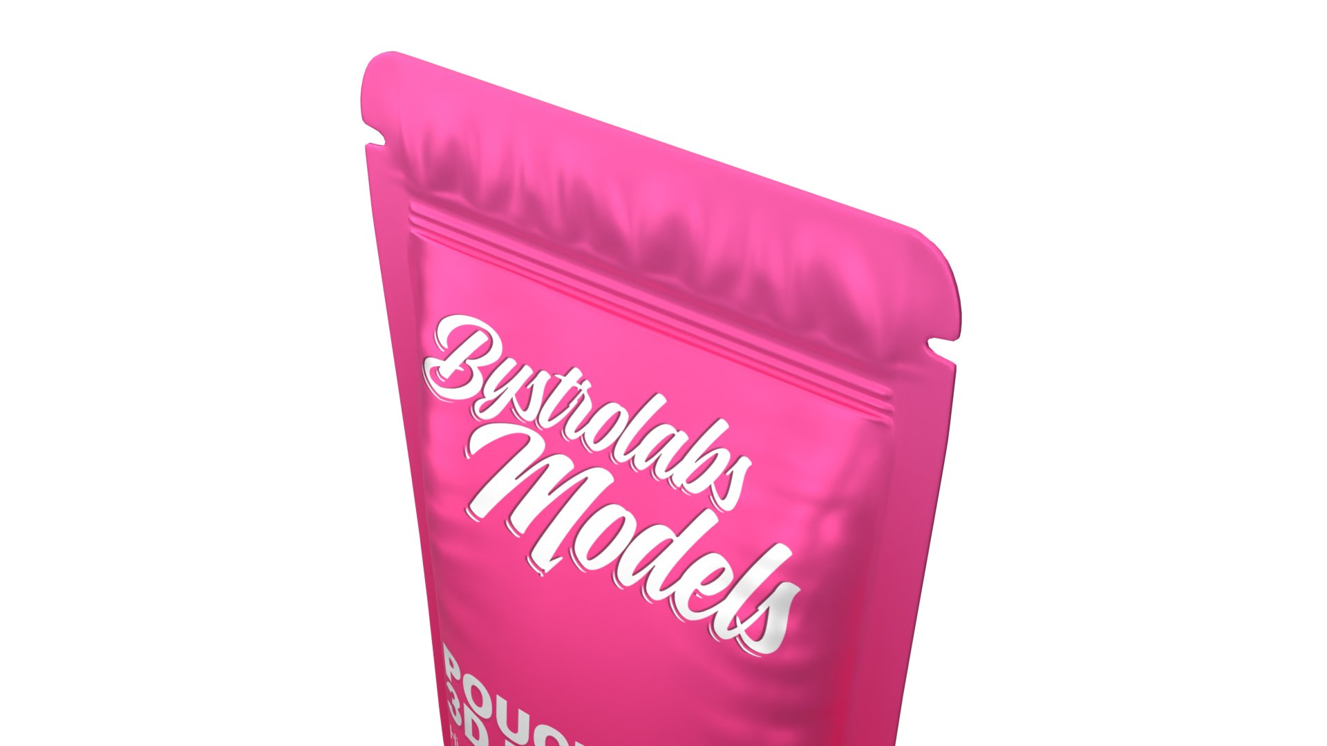 Pink Food Pouch 3D Model - TurboSquid 2221684