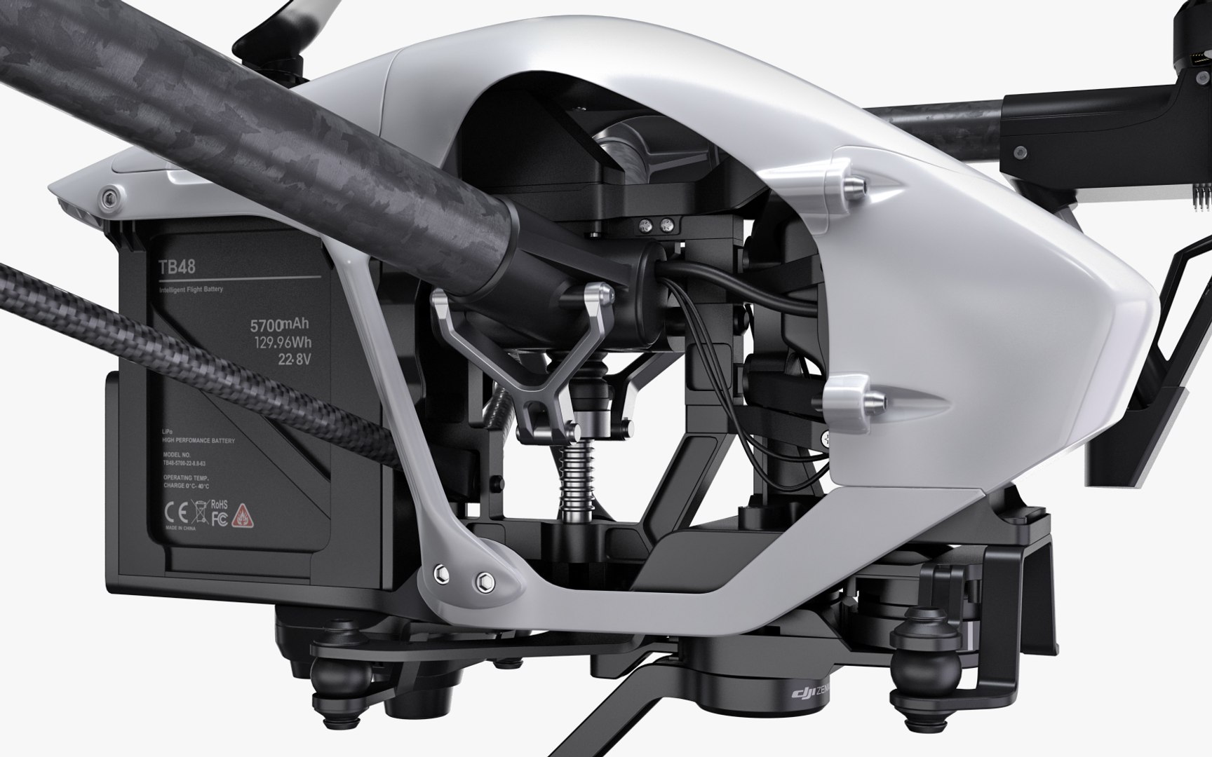 dji inspire 1 pro 3d model