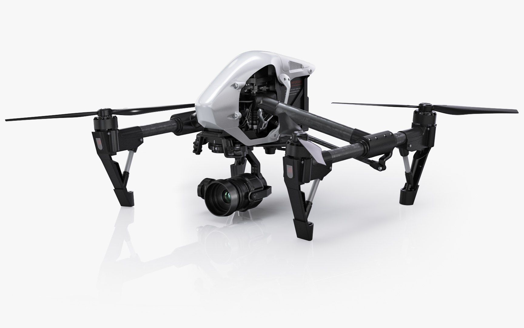 Dji Inspire 1 Pro 3d Model