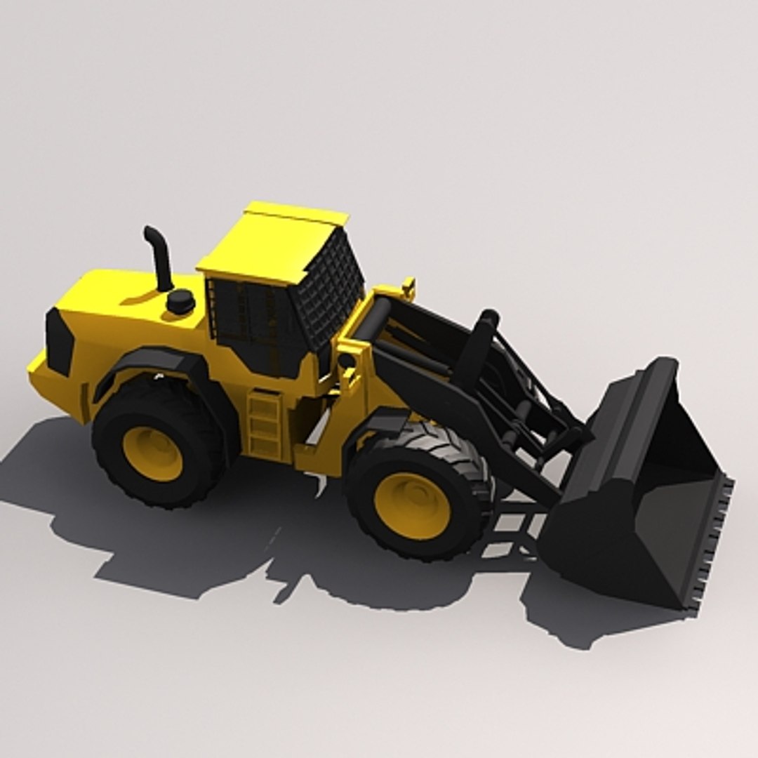 3d model l110f wheel loader