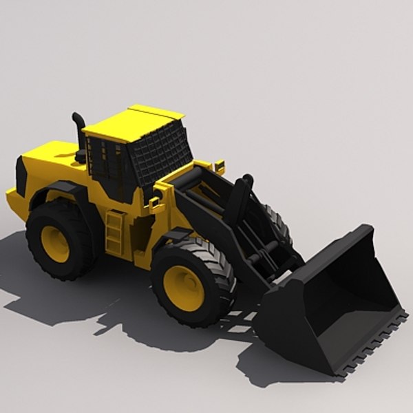 modelo 3d Low Poly L110F Wheel Loader.MAX - TurboSquid 399026