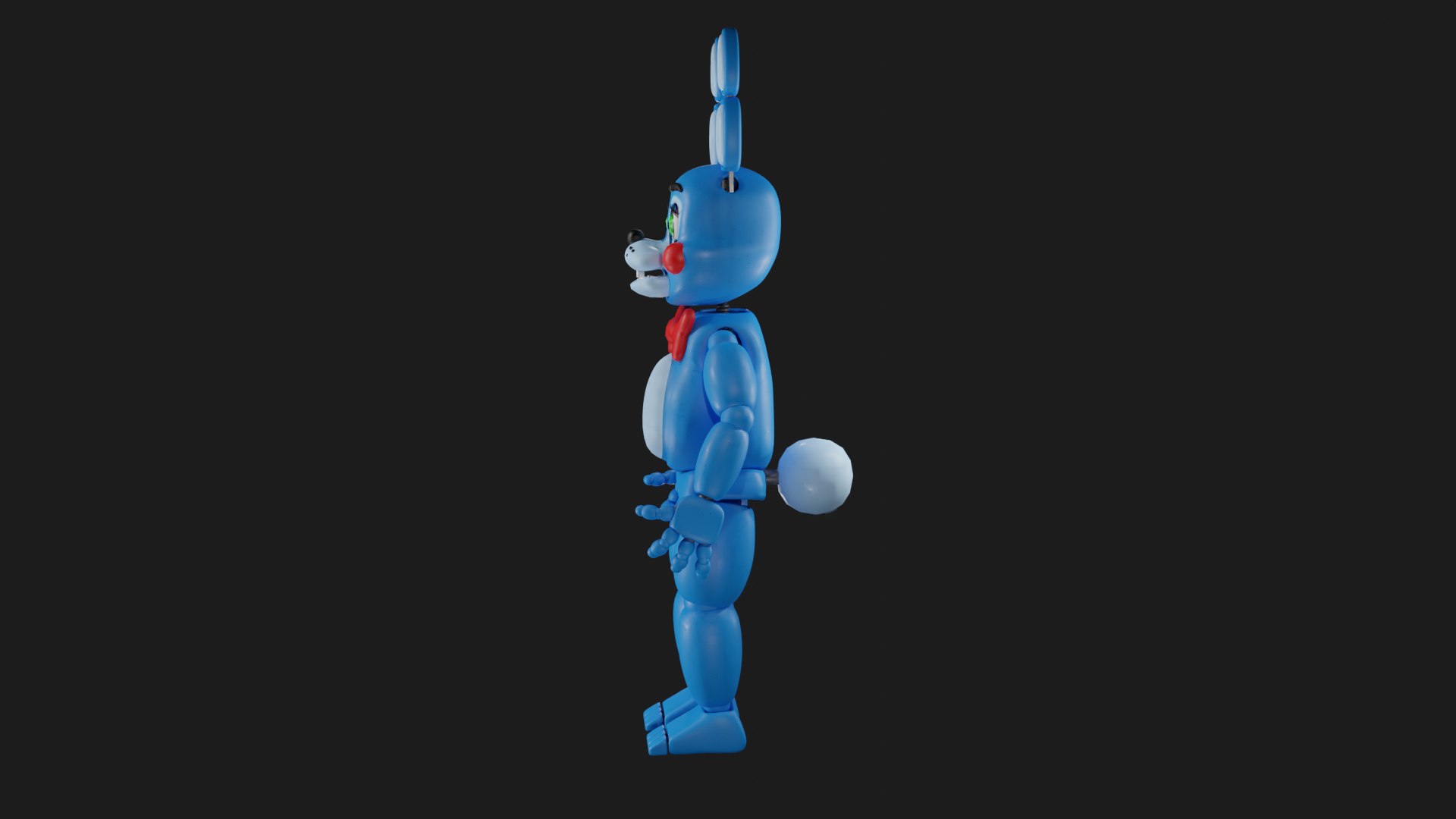 Fnaf 2 Toy Bonnie 3D Model - TurboSquid 2124258