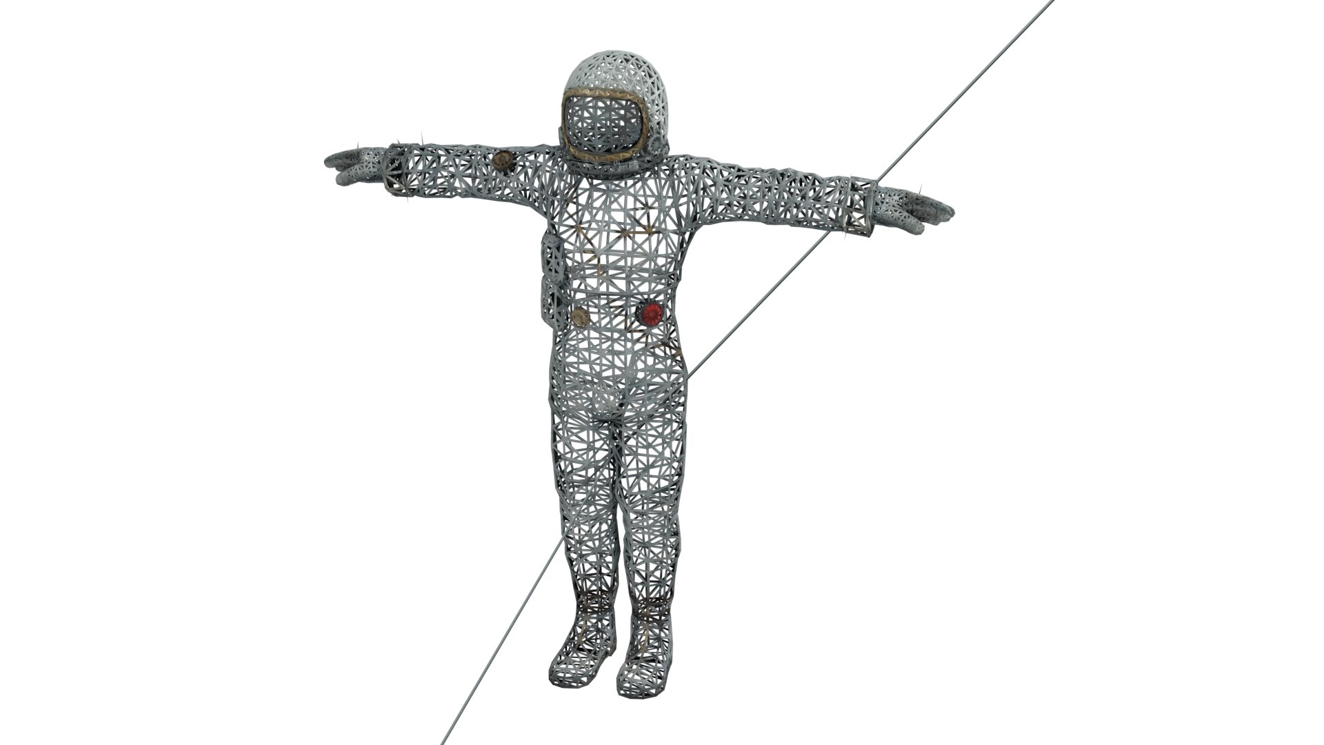 Astronaut Fallout 3D Model - TurboSquid 1663634